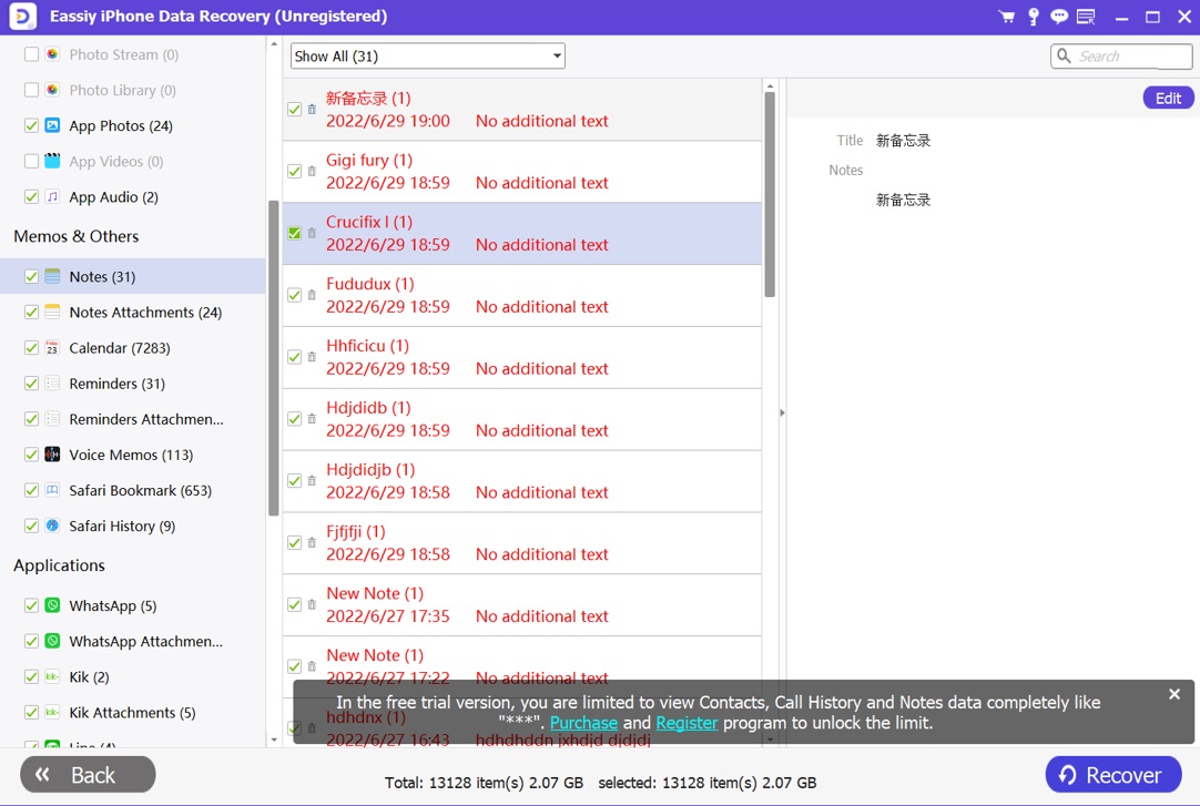 Simple Way to Recover iPhone Deleted Data Without Backup: Eassiy iPhone ...
