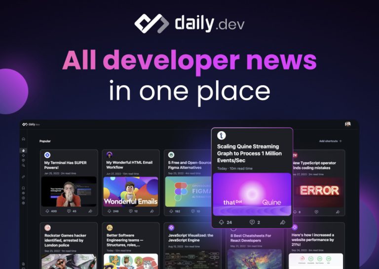 How daily.dev is Centralizing the Global Developer Ecosystem in One ...