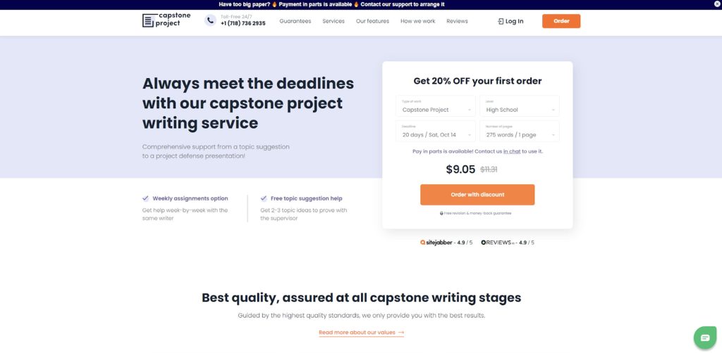 The Best Capstone Project Writing Services: Sites for Help