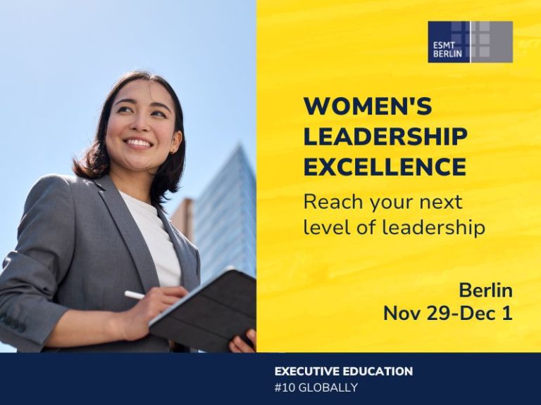 ESMT - Women's Leadership Excellence - The European Business Review